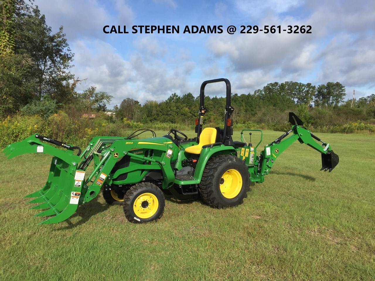 2025 John Deere 3025E Compact Utility Tractor For Sale in Valdosta Georgia