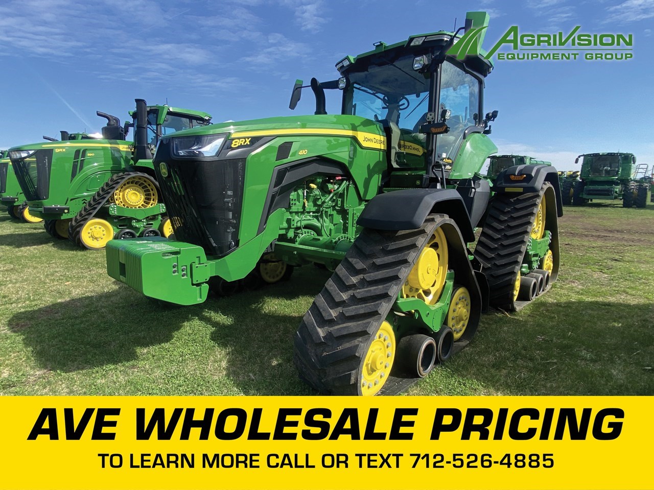 2022 John Deere 8RX 410 Tractor - Track For Sale in Paullina Iowa