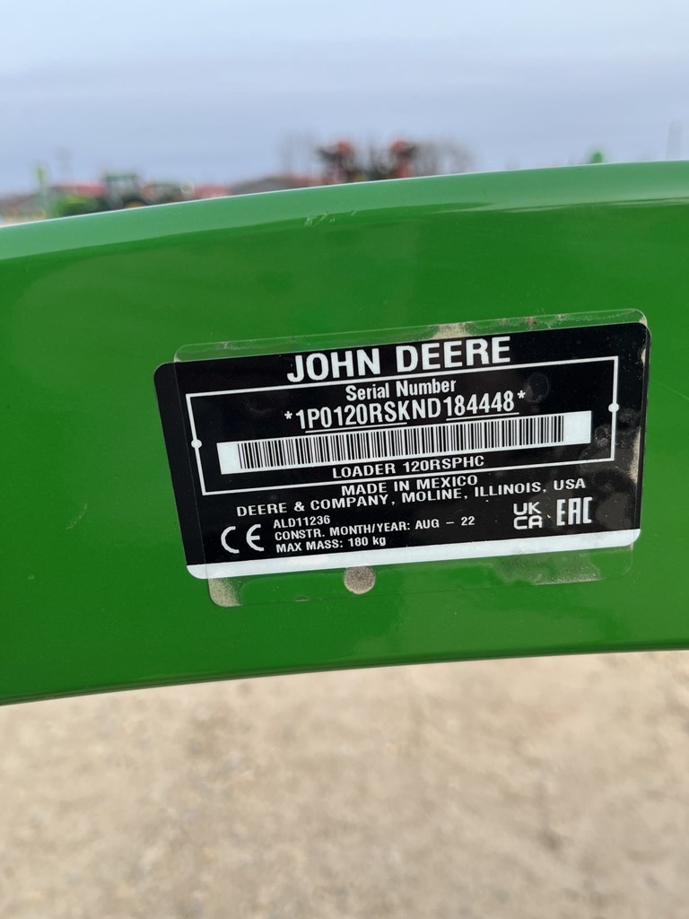 2022 John Deere 120R Front End Loader Attachment For Sale in Shawano ...