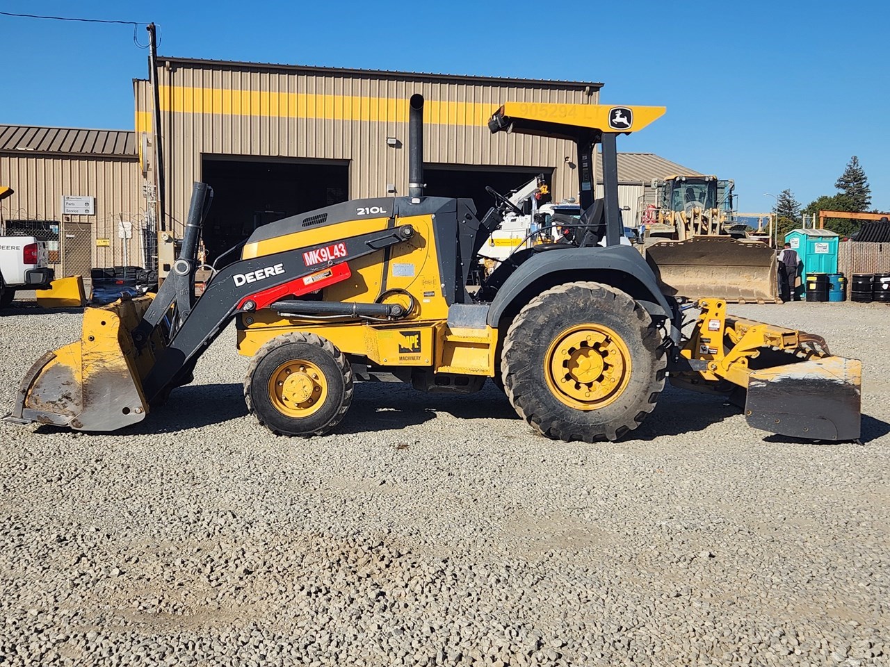 2022 John Deere 210L Loader Landscaper For Sale in Newark California