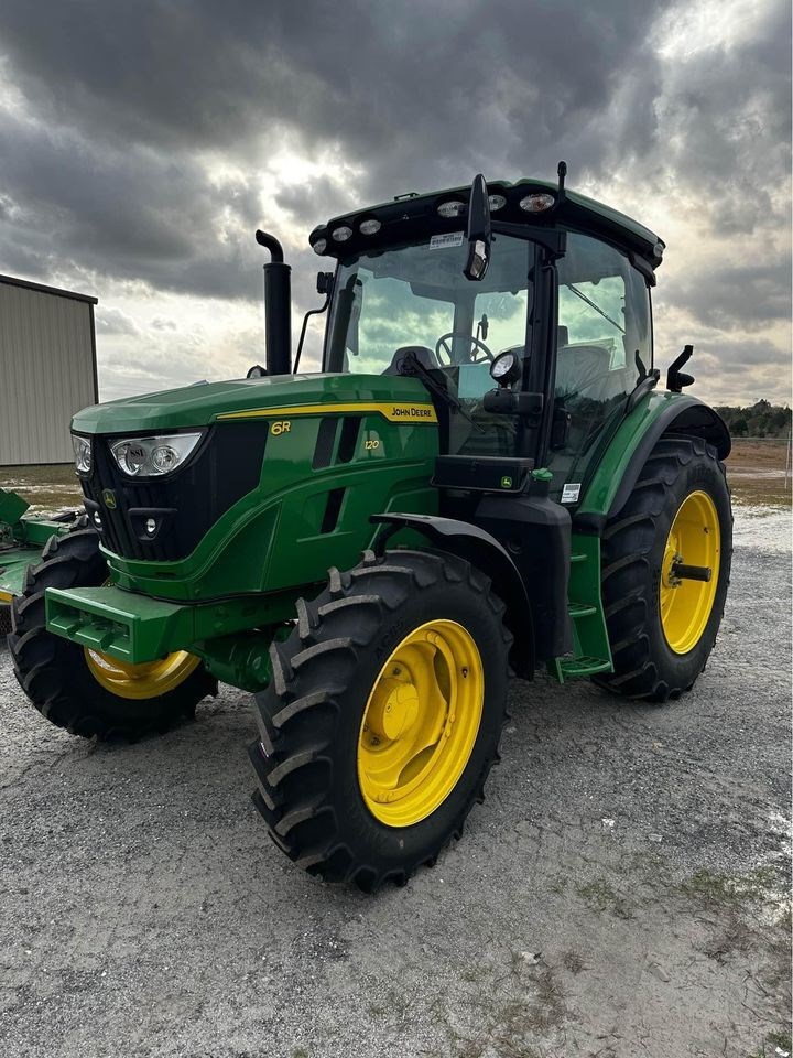 2024 John Deere 6R120 A/C CAB 4WD 132HP TRACTOR Utility Tractor ...
