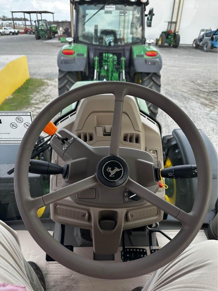 2024 John Deere 6R120 A/C CAB 4WD 132HP TRACTOR Utility Tractor ...