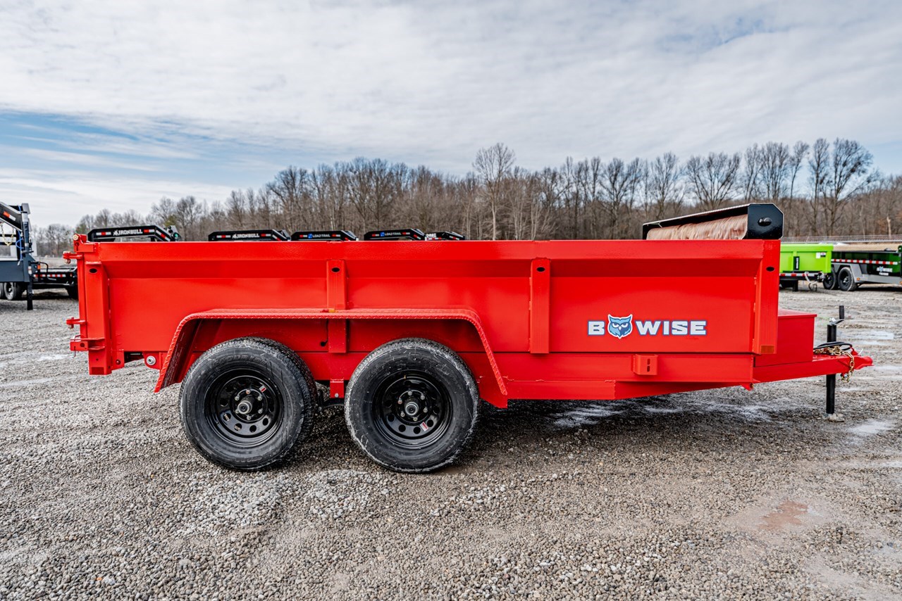 2025 BWISE DT612LP-LE-10-A BRI-MAR Dump Trailer For Sale in North Jackson Ohio