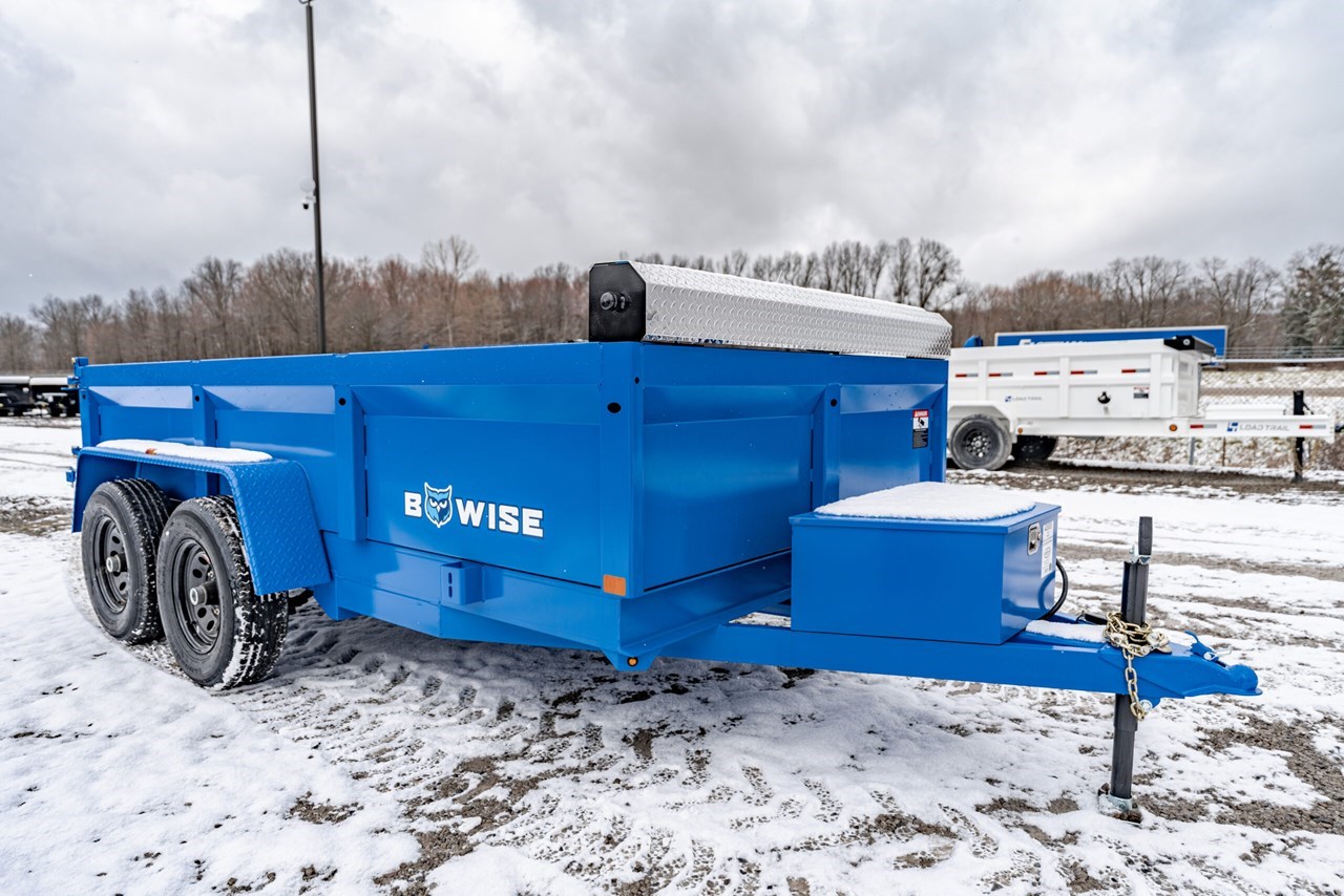 2025 BWISE DT612LP-LE-10-A BRI-MAR Dump Trailer For Sale in North Jackson Ohio