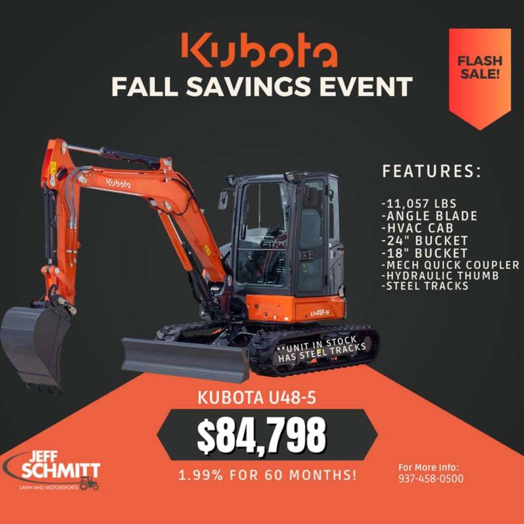 2025 Kubota Compact Excavators U48-5 Mini Excavator For Sale in Beavercreek Ohio